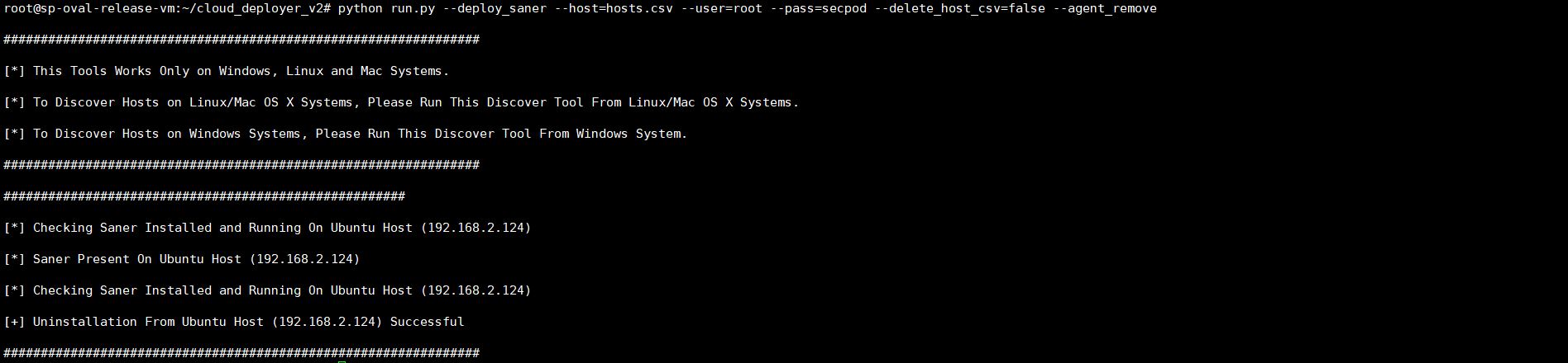 Agent Installation Through Deployer