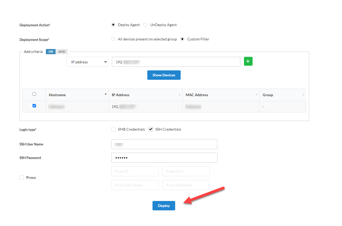 Online Deployer tool