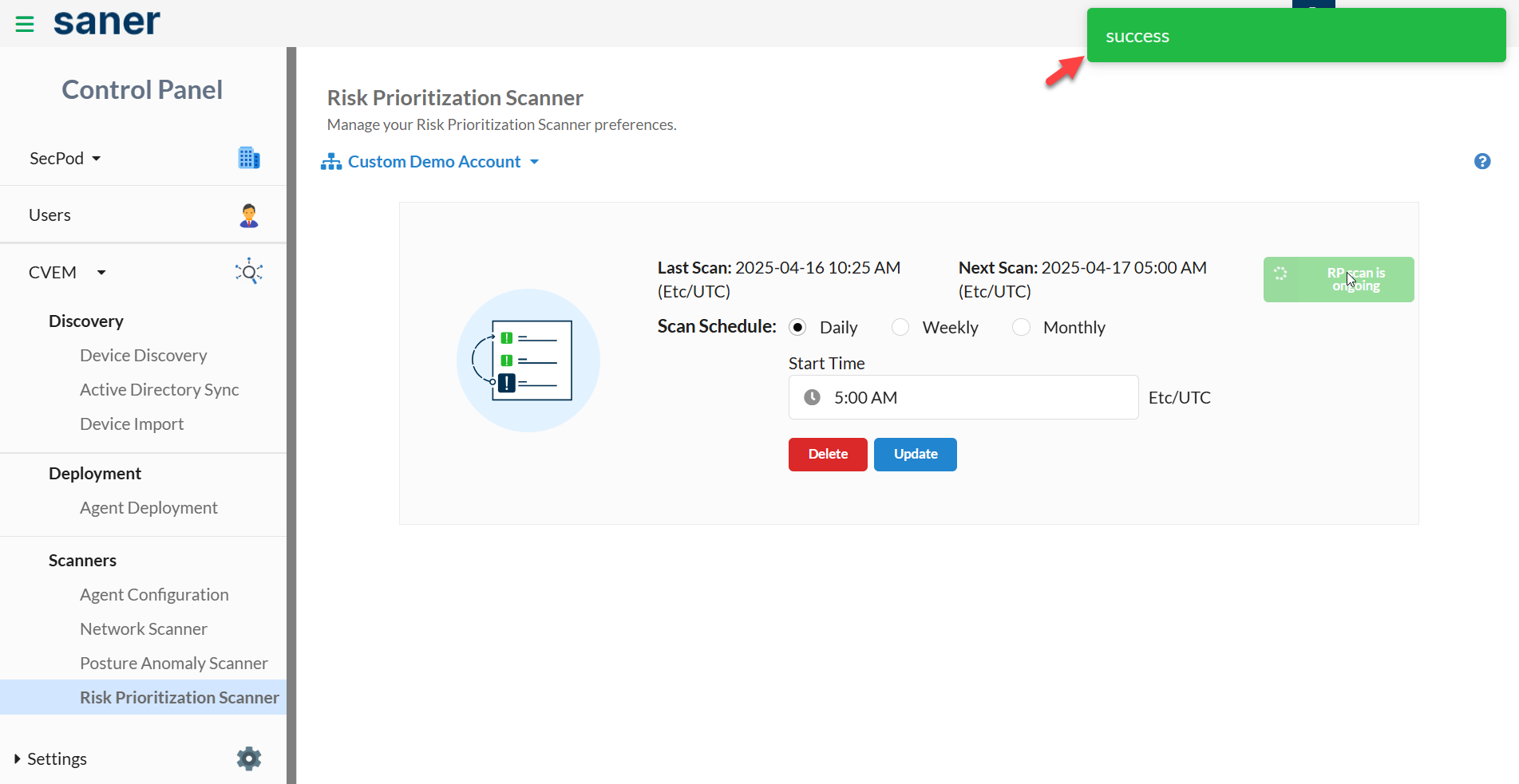 Risk Prioritization Scanner Help Guide